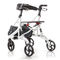 4-wheeled rollator - R2 - Comfort Orthopedic - height-adjustable / aluminum