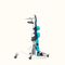 Pediatric standing frame - till - Schuchmann - on casters / height ...