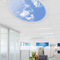 Ceiling-mounted LED panel - Aperture ™ - Sky Factory - with graphic ...