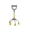 Pediatric walking stick - 16/MR.L - Mikirad - T-handle / quadripod