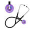 Cardiology stethoscope - Butterflies - UltraScope - single-head / stainless steel