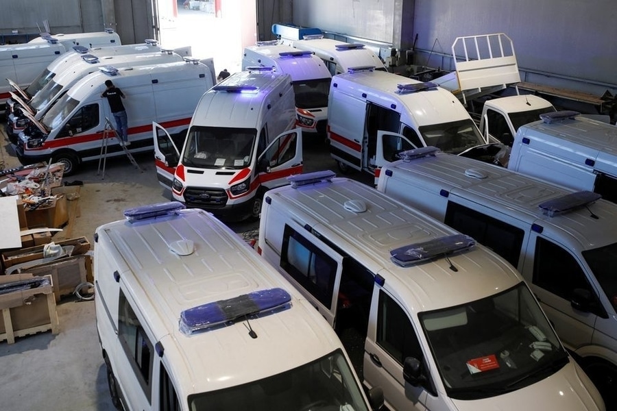 ALBANIAN COMPANY PRODUCES AMBULANCES FOR UKRAINE - Tirana, Albania ...