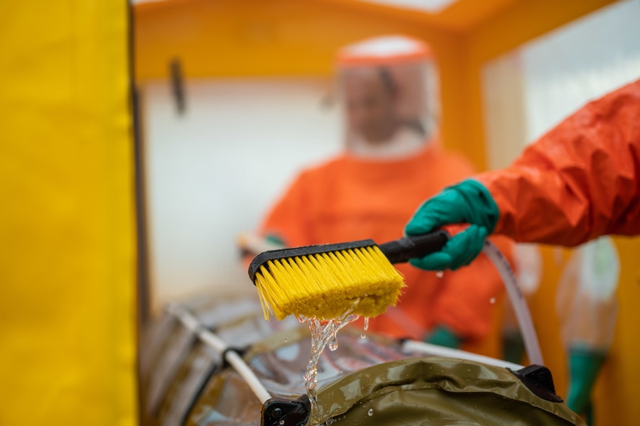 DECONTAMINATION SHOWER - U Pekárny 438, Štípa, 763 14 Zlín, Czechia ...