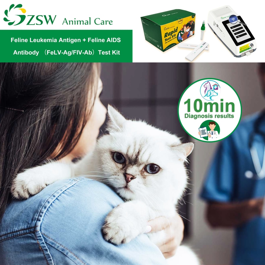 Feline Leukemia Antigen + Feline AIDS Antibody（FeLV-Ag/FIV-Ab）Test Kit ...