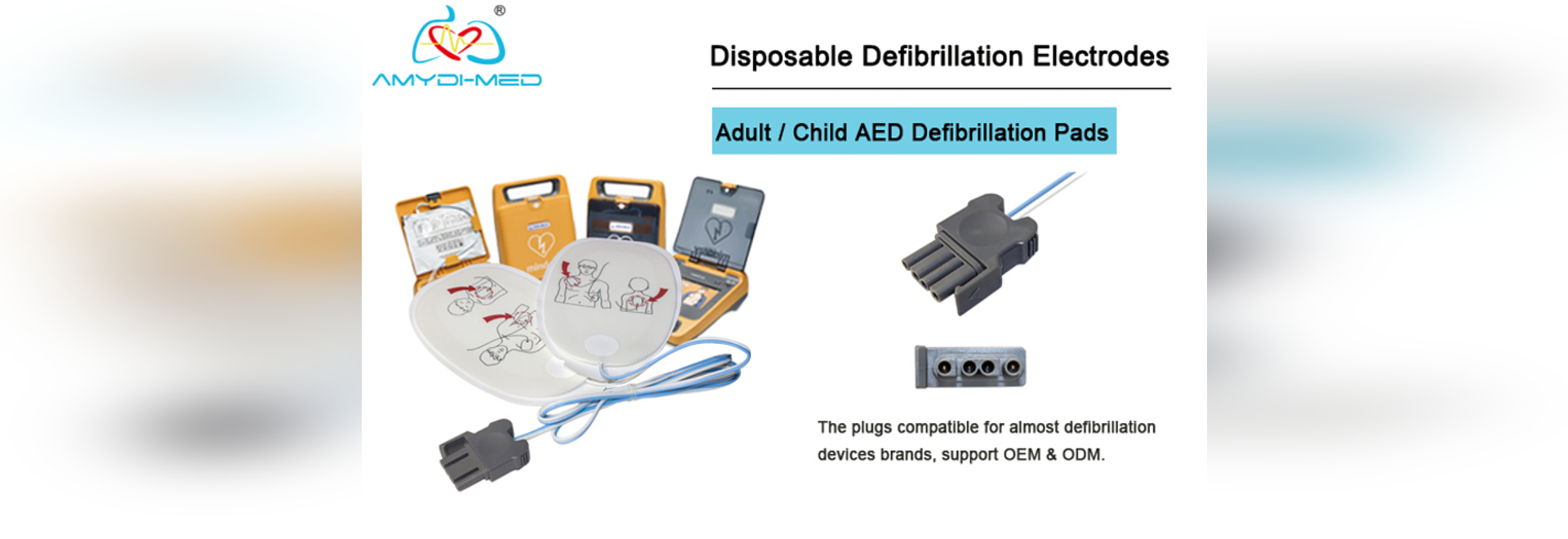 Disposable Defibrillation Electrodes - QWW2+F98, He Di Lu, Bao An Qu ...