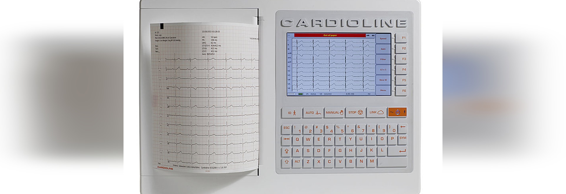 ECG 200+, The "Web 3.0-Generation" of Electrocardiograph by Cardioline ...