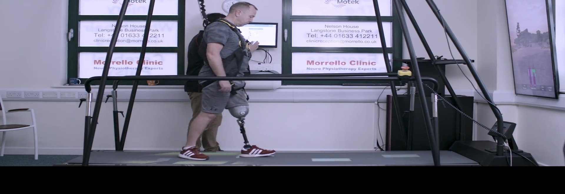 Technology in physical therapy after amputation using C-Mill - Mike's ...