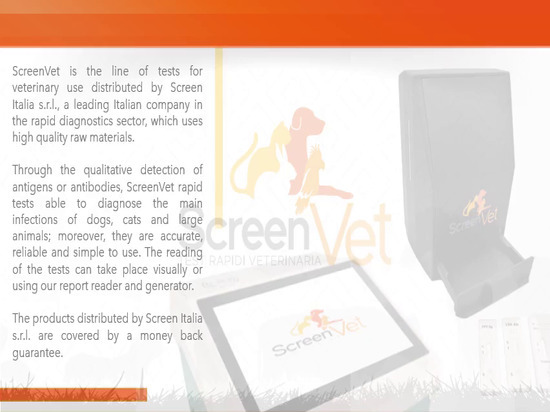 Veterinary Screen Italia Rapid Tests - Animals - Via dell'Artigianato ...