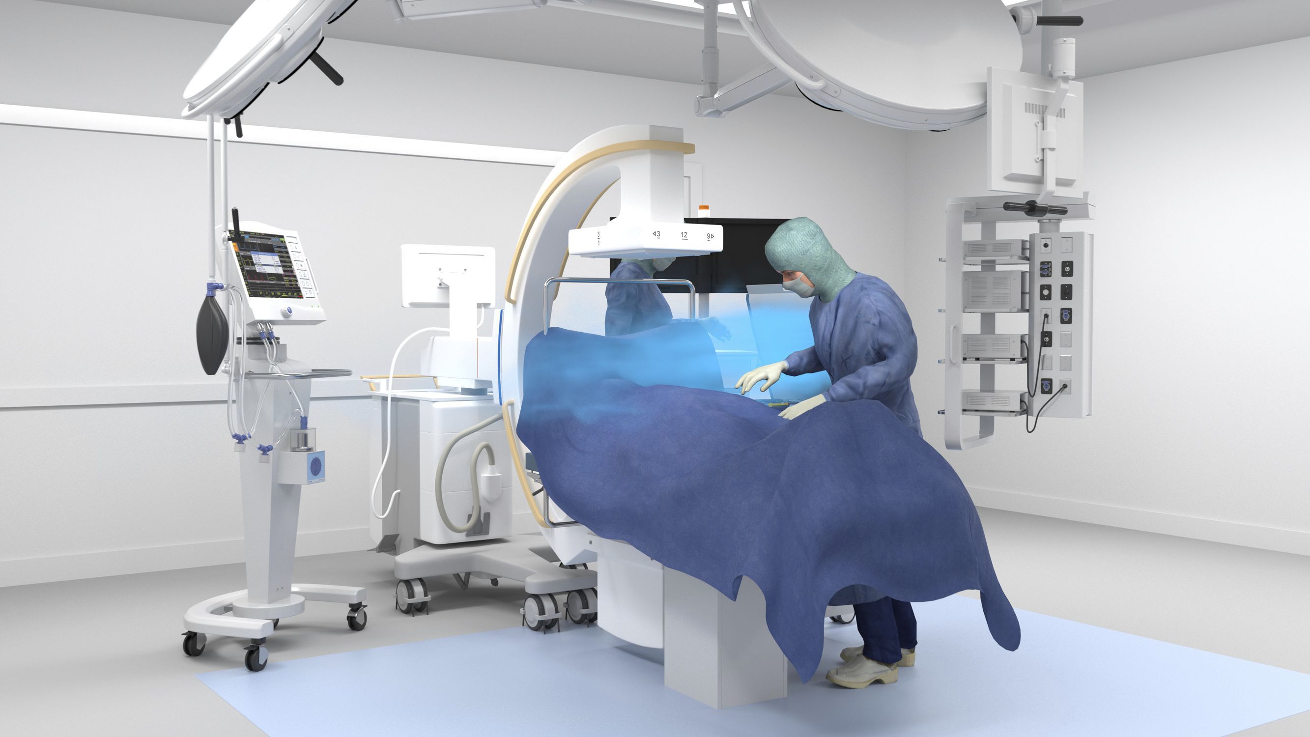 手術室用層流システム - TOUL Operio - Normeditec - 移動式 / 携帯用 / 手術台