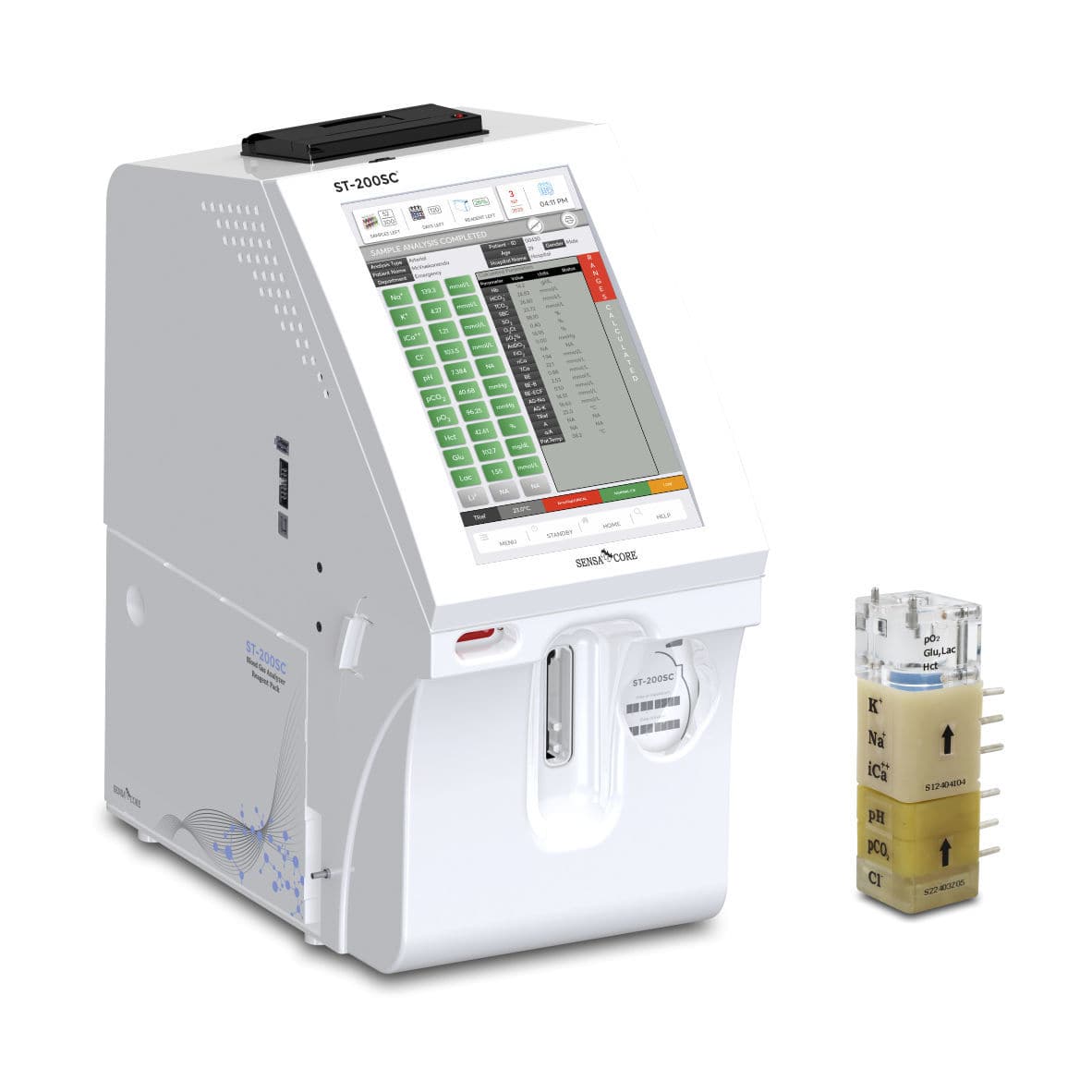 PO2血液ガス分析装置 - ST-200SC® - Sensa Core Medical Instrumentation Pvt. Ltd ...