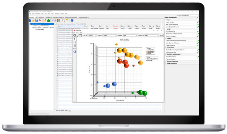 分析ソフト - Genomics Suite® - Partek, Inc. - テスト用 / モデリング / 実験用
