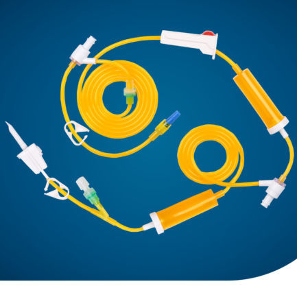 化学療法用輸液セット - KS-IV108-PF - Kapsam - 点滴筒付き / 栓付き / Yポートコネクター付き