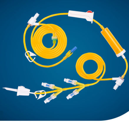 化学療法用輸液セット - KS-IV407-PF - Kapsam - 点滴筒付き / 栓付き / Yポートコネクター付き