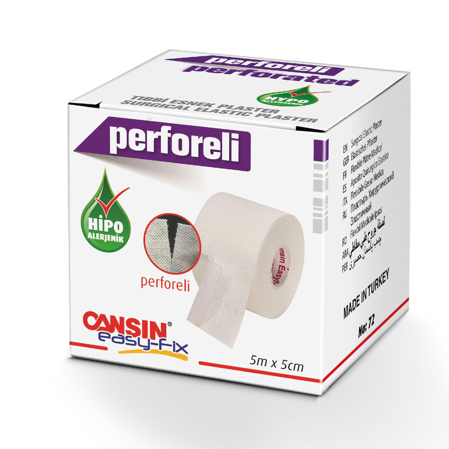 伸縮性皮膚包帯 - 71 - Cansin Healthcare Industrial & Trade - 低アレルギー性