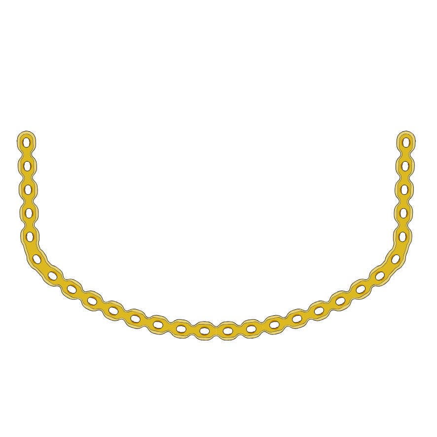 下顎骨用圧迫プレート - DT3-2592-90 - Delphos Implants - ロッキング