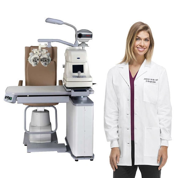 眼科ワークステーション - CT-350 - Shanghai Link instruments - 椅子付き / 照明付き