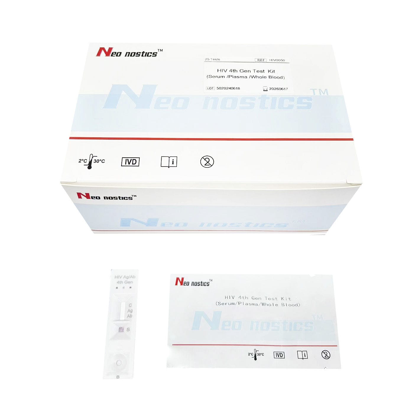 感染病用検査キット - HIV0050 - Neo-nostics - 抗原 / 抗体 / HIV