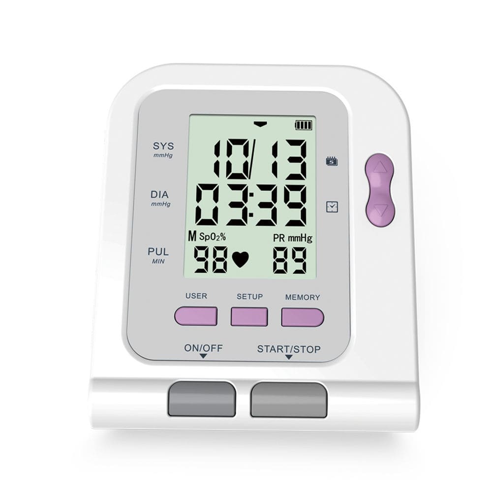 自動電子血圧計 - CONTEC08C - Contec Medical Systems - 台上 / 充電式バッテリー付き / 大人用カフ付