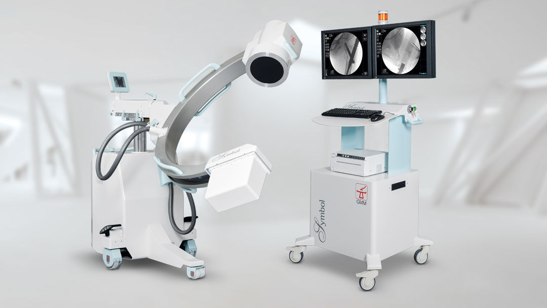 モバイルCアーム - Symbol R9 - General Medical Merate - 映像増倍管付 / ビデオカラム付