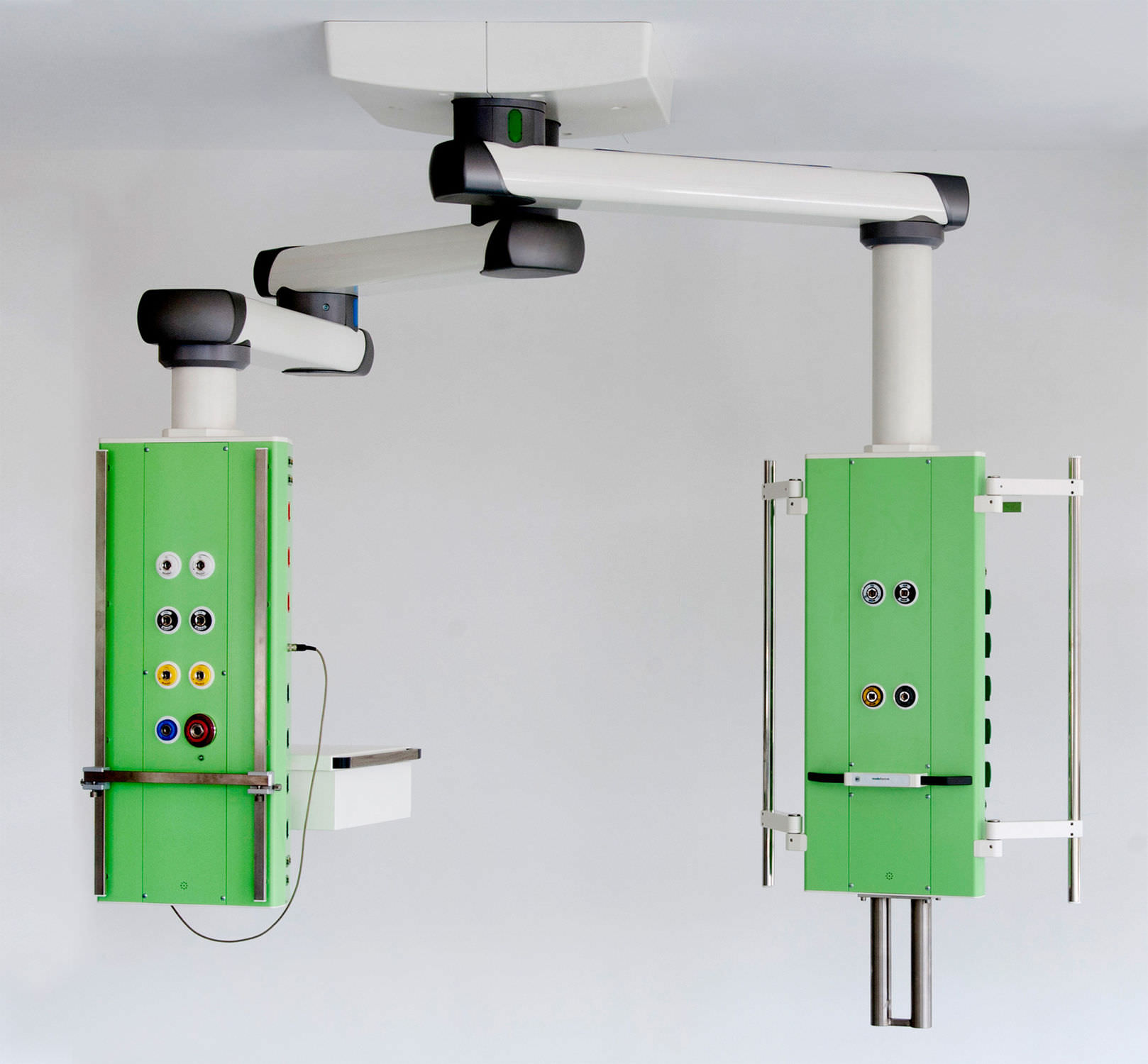 ダブル医療ペンダント - moduversa - Modul technik - 天井取付け / 集中治療用 / 関節付き