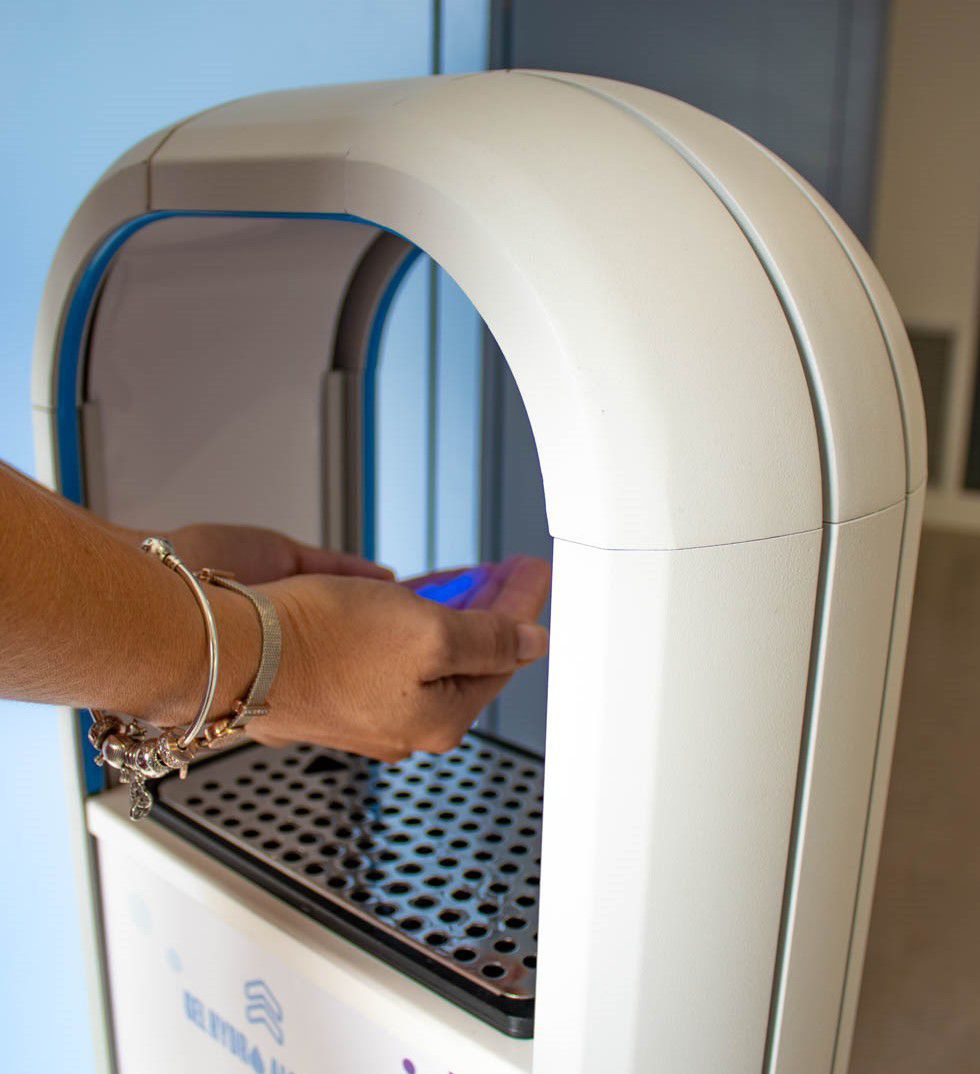 床置きアルコールディスペンサー - Bivid - Pyrescom - 非接触式