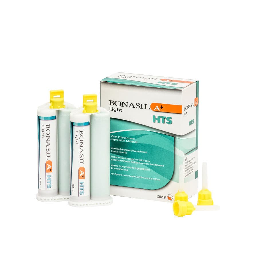 ビニールポリシロキサン歯科材料 - Bonasil A+ Light HTS - DMP - 印象用トレー / 歯冠用 / 歯科用ブリッジ用