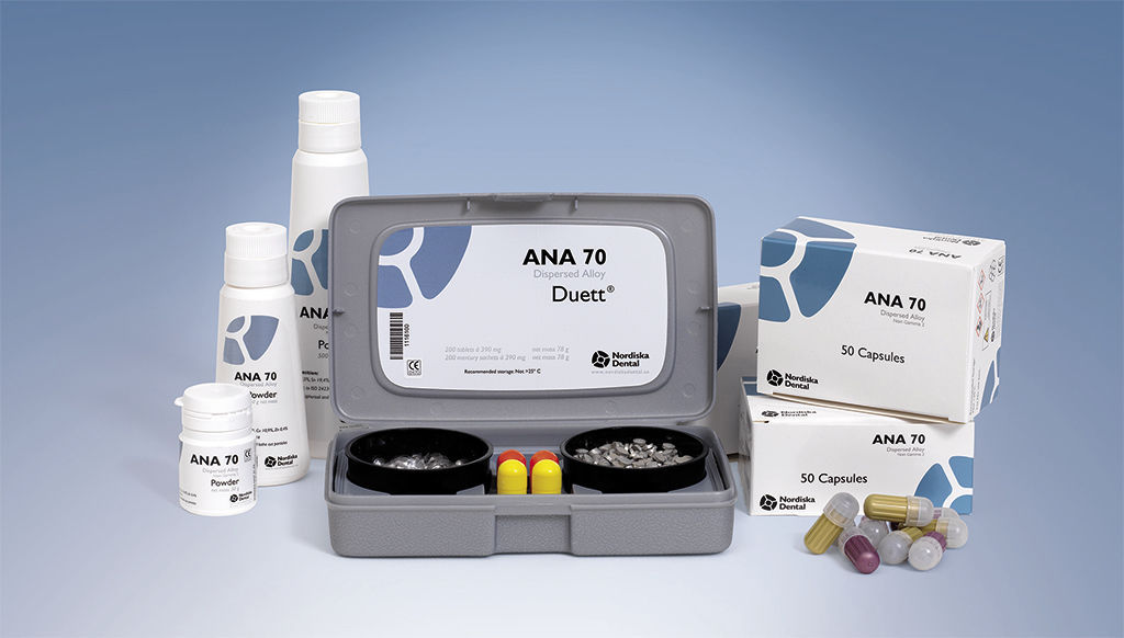 アマルガム歯科材料 - ANA 70 - Nordiska Dental AB - 歯の修復用 / 粉末状 / カプセル
