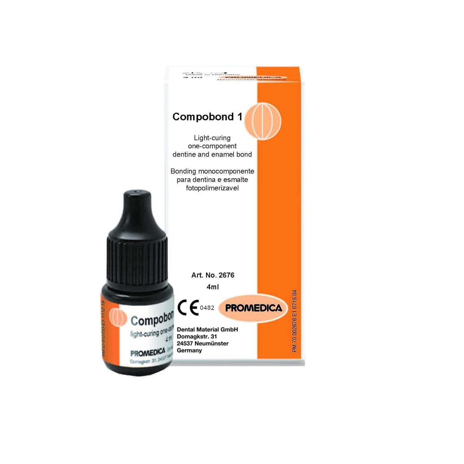 歯の修復用歯科用接着材 - Compobond 1 - Promedica Dental Material GmbH - 光重合性 / 液体