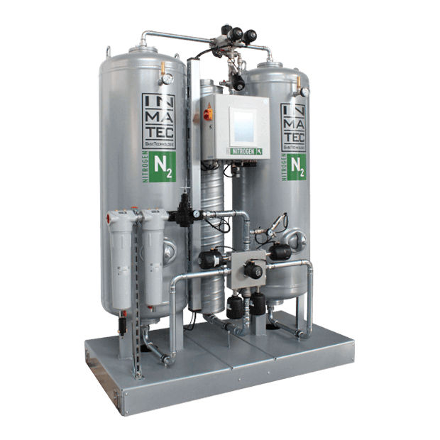 医療用窒素発生器 - IMT PNC - Inmatec GaseTechnologie - 床置き / PSA式 / タッチスクリーン付き