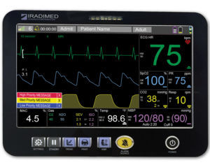 MRI用患者モニター - 3885T - IRADIMED CORPORATION - 携帯型 / ベッドサイド用 / ECG