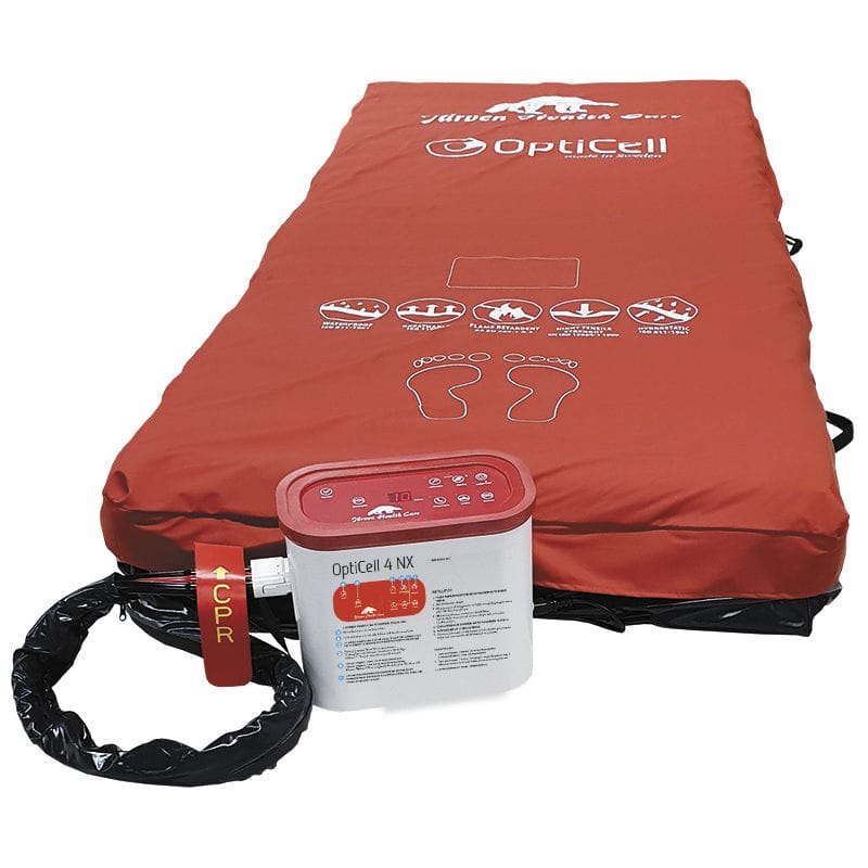 医療用ベッドマットレス - OptiCell 4 NX V2 - Järven - 交互圧力式 / エアー低損失 / 空気式