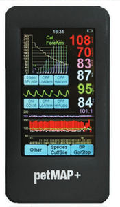 手持ち型患者モニター - petMAP graphic II - Ramsey Medical - 心拍数 / NIBP / 獣医用