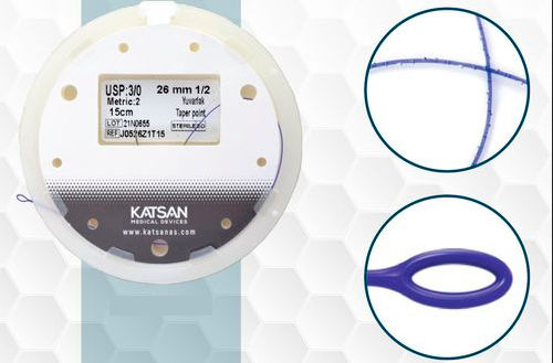 吸収性縫合糸 - BARBED - KATSAN Medical Devices - 整形外科術用 / 消化器外科手術用 / 0