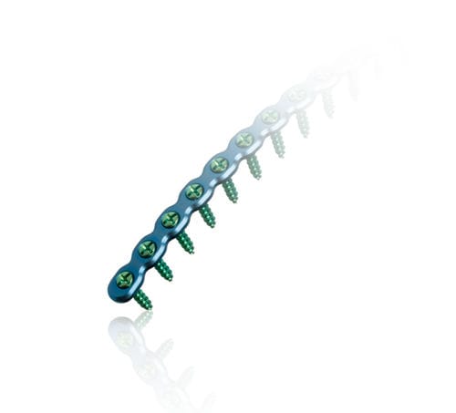 肋骨用圧迫プレート - RibFix Blu® - Zimmer Biomet - 胸骨用 / ロッキング / 金属製