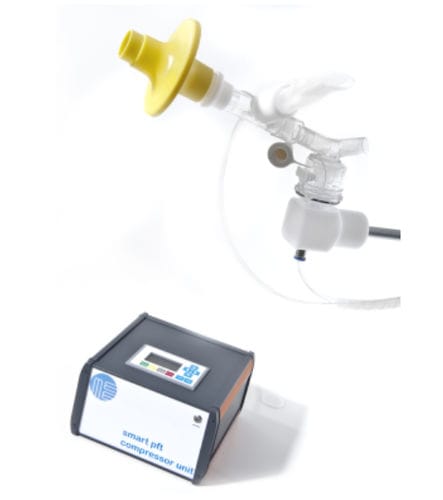 DLCO測定機能付きPFTシステム - smart pft nebulizer - Medical Equipment Europe
