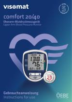 Cuff-mounted blood pressure monitor - comfort 20/40 - visomat ...