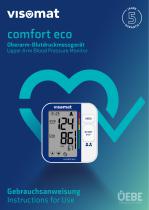 Cuff-mounted blood pressure monitor - visomat comfort eco - visomat ...