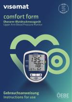 Cuff-mounted blood pressure monitor - visomat comfort form - visomat ...