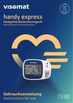 Automatic blood pressure monitor - visomat handy express - visomat ...