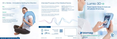 Todos os catálogos e folhetos técnicos Biomag Medical