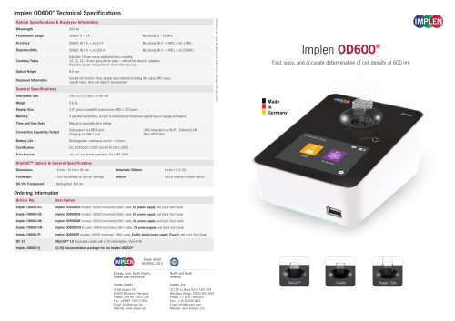 Implenのすべてのカタログと技術パンフレット