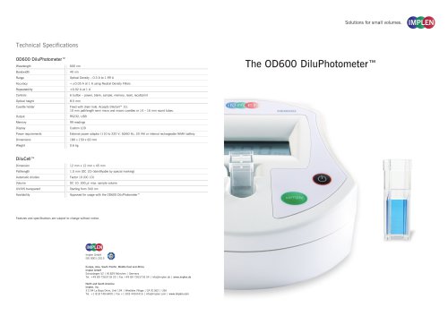 Implenのすべてのカタログと技術パンフレット