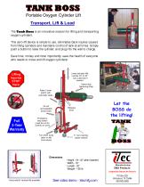 輸送用台車 - Tank Boss - iTEC Manufacturing - 積載 / ガスボンベ用 / 昇降式