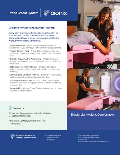 Todos os catálogos e folhetos técnicos Bionix Medical Technologies