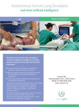 Baby lung simulator - LuSi - neosim AG - training / monitoring / breathing