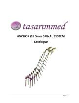Thoraco-lumbar osteosynthesis unit - ANCHOR - TASARIMMED - posterior ...