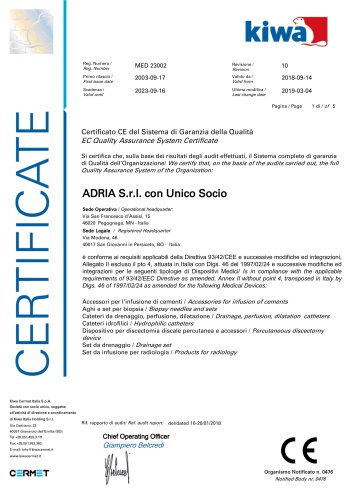 Adriaのすべてのカタログと技術パンフレット