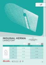 Inguinal hernia prosthesis - LF - MicroVal France - femoral