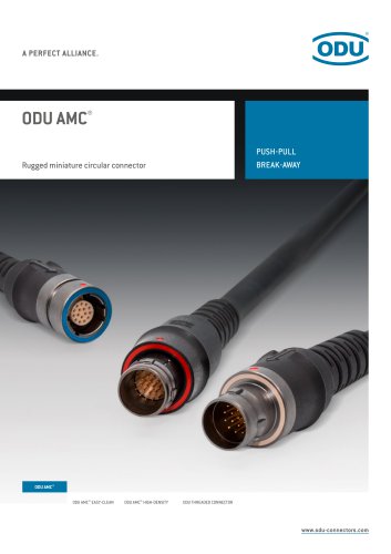 Todos os catálogos e folhetos técnicos ODU GmbH & Co. KG