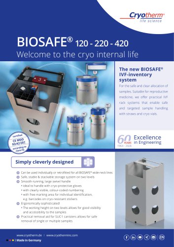 Cryotherm GmbH & Co. KGのすべてのカタログと技術パンフレット
